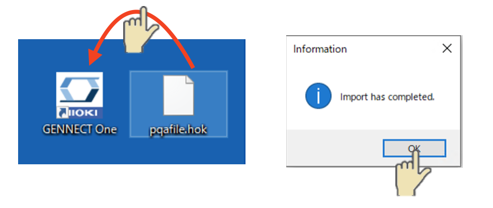 Opening downloaded files with GENNECT One | GENNECT Cloud